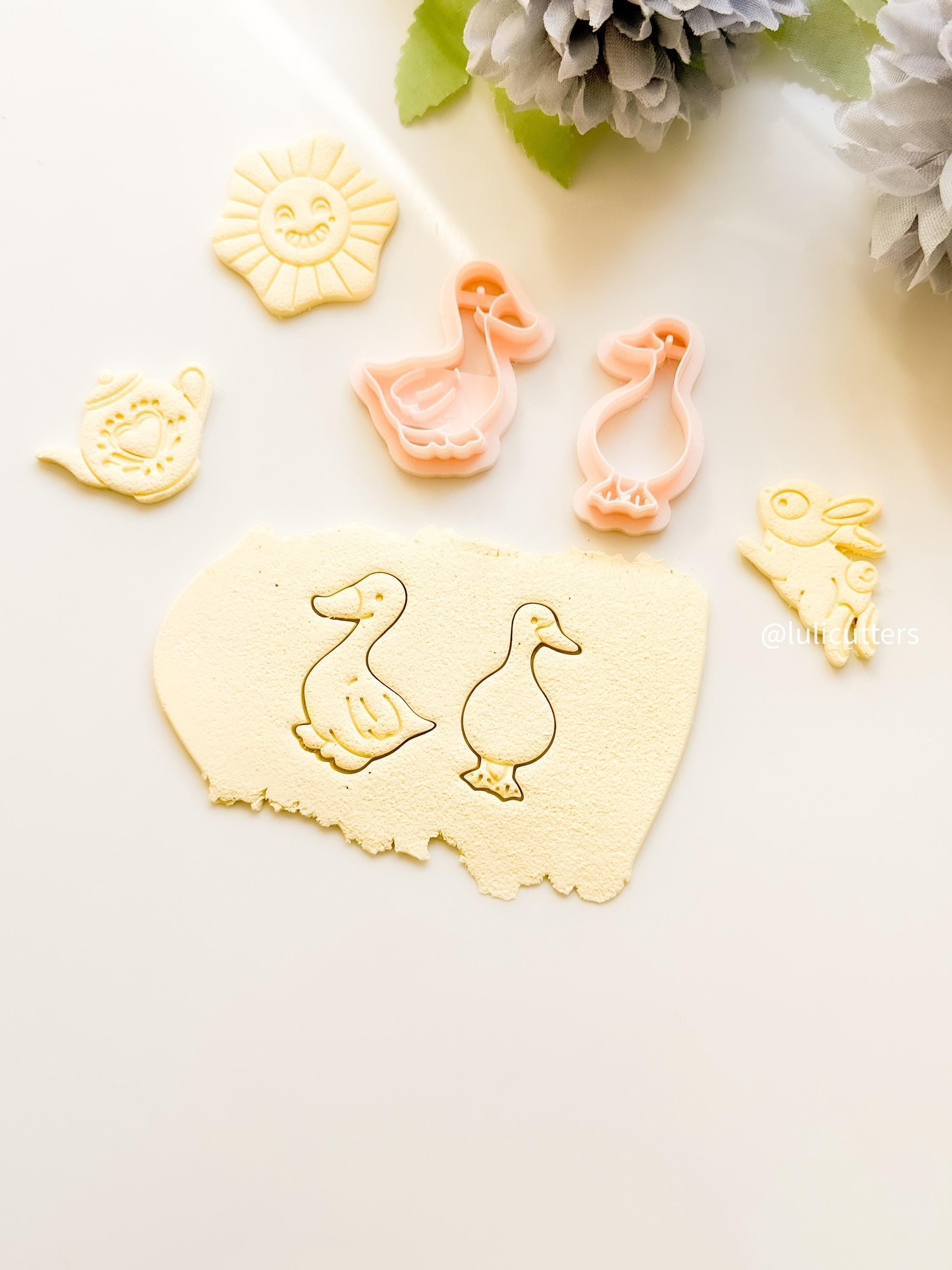 Whimsical Duck Clay Cutters – LuliCutters